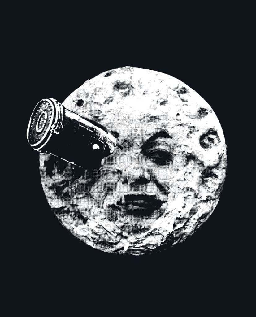 ᐅ REPRODUCCIÓN SERIGRÁFICA LUNA MELIÉS | Planeta Camiseta